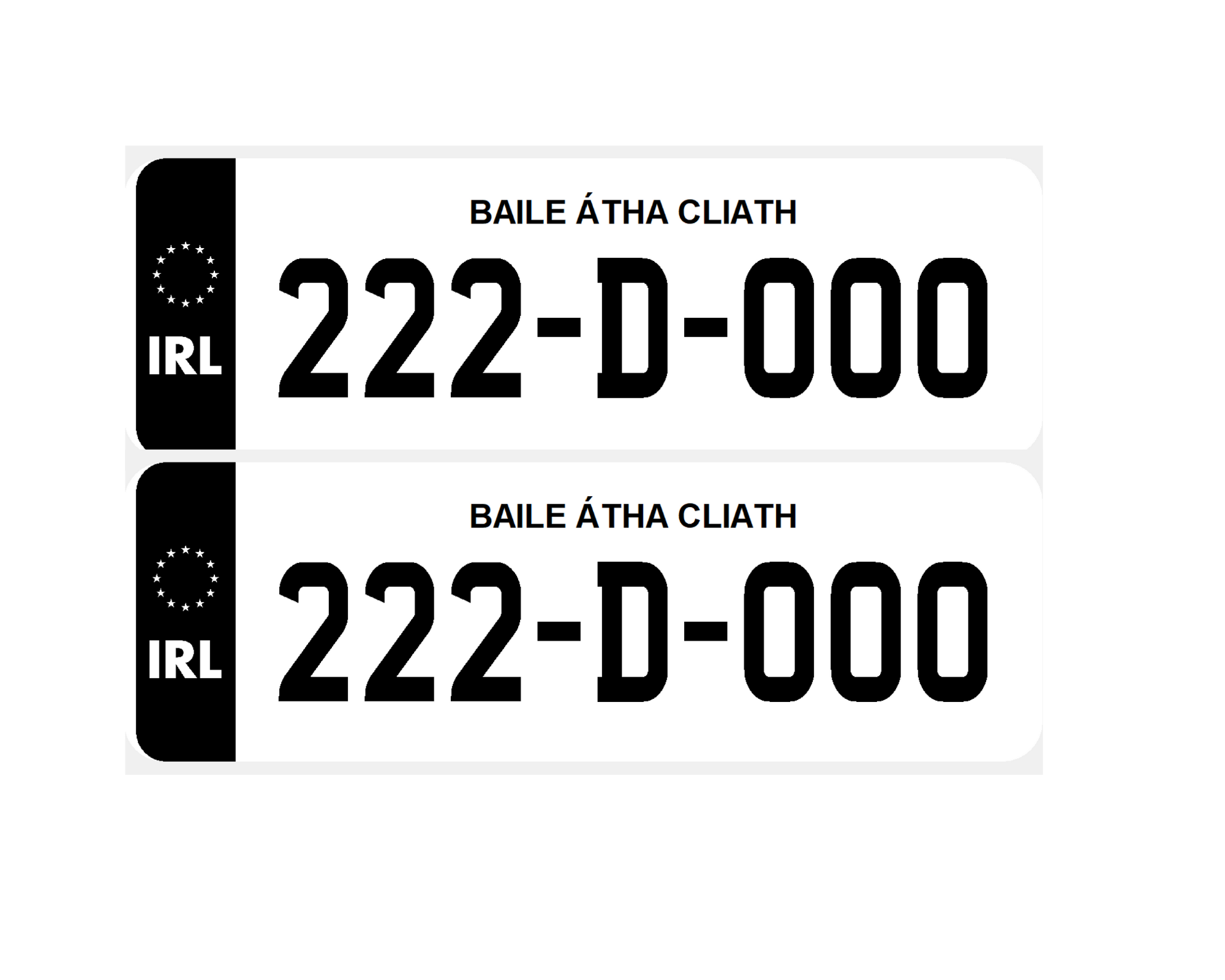 2D 9X3 MOTOR BIKE PLATE | Only Plates – OnlyPlates